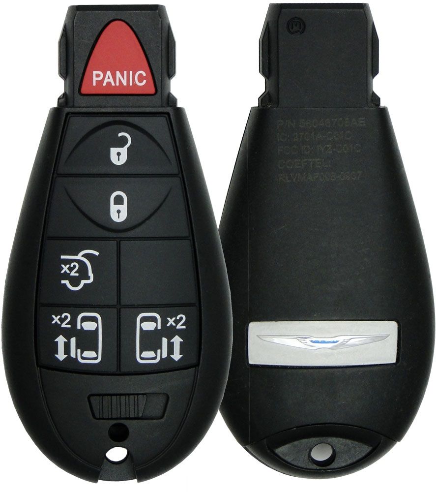 2014 Chrysler Town & Country Remote Keyless Entry engine Start sliding ...