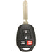 2016 Toyota Corolla Remote Keyless Entry Key 89070-02882 HYQ12BEL ...