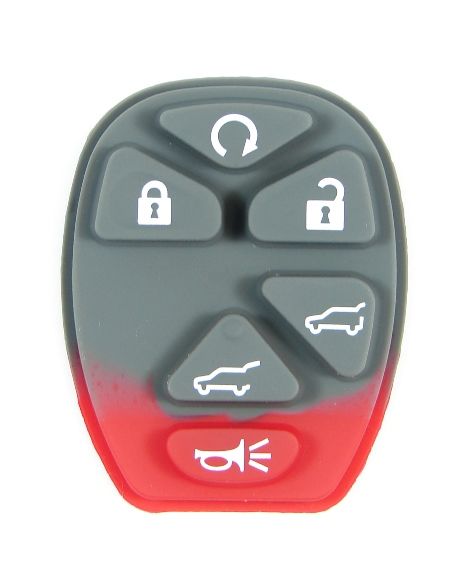6 button GM Chevy GMC Cadillac SUV keyless entry remote pad buttons ...
