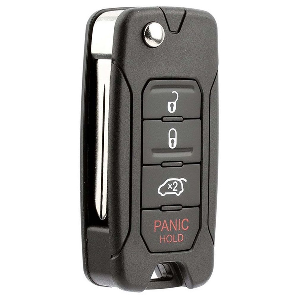 Chrysler / Dodge / Jeep Keyless Entry Flip Remote 4 buttons OHT692427AA ...