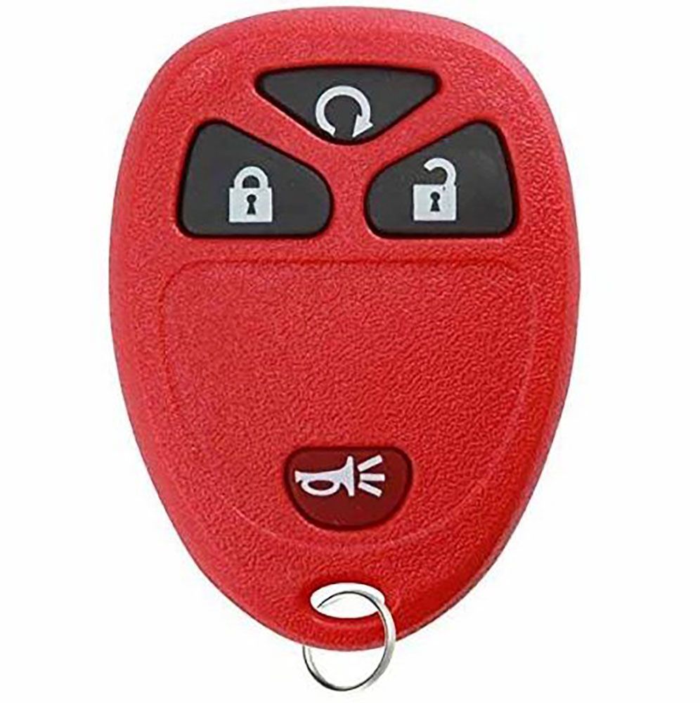 General Motors 4 Button Keyles Entry Remote Red - Aftermarket 15913421 ...