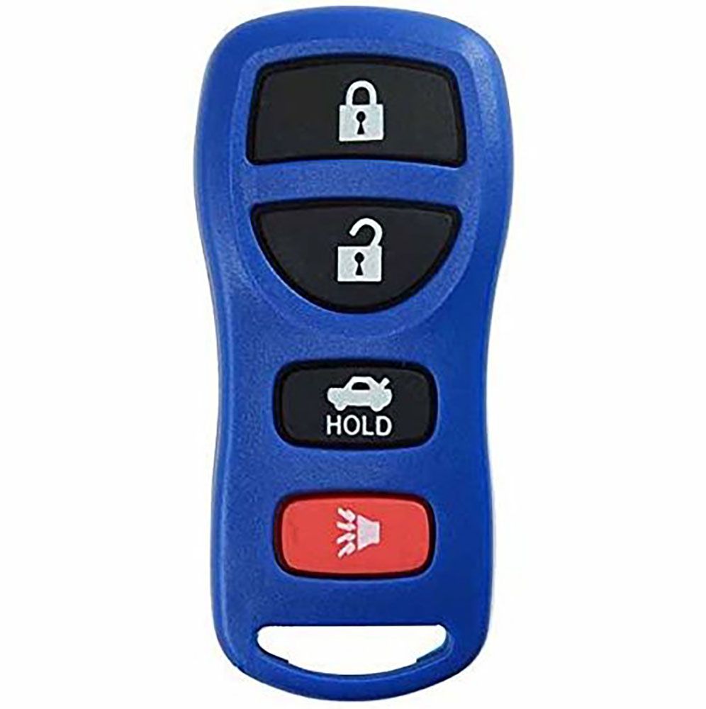 Nissan / Infiniti 4 Button Keyless Entry Remote Blue - Aftermarket ...