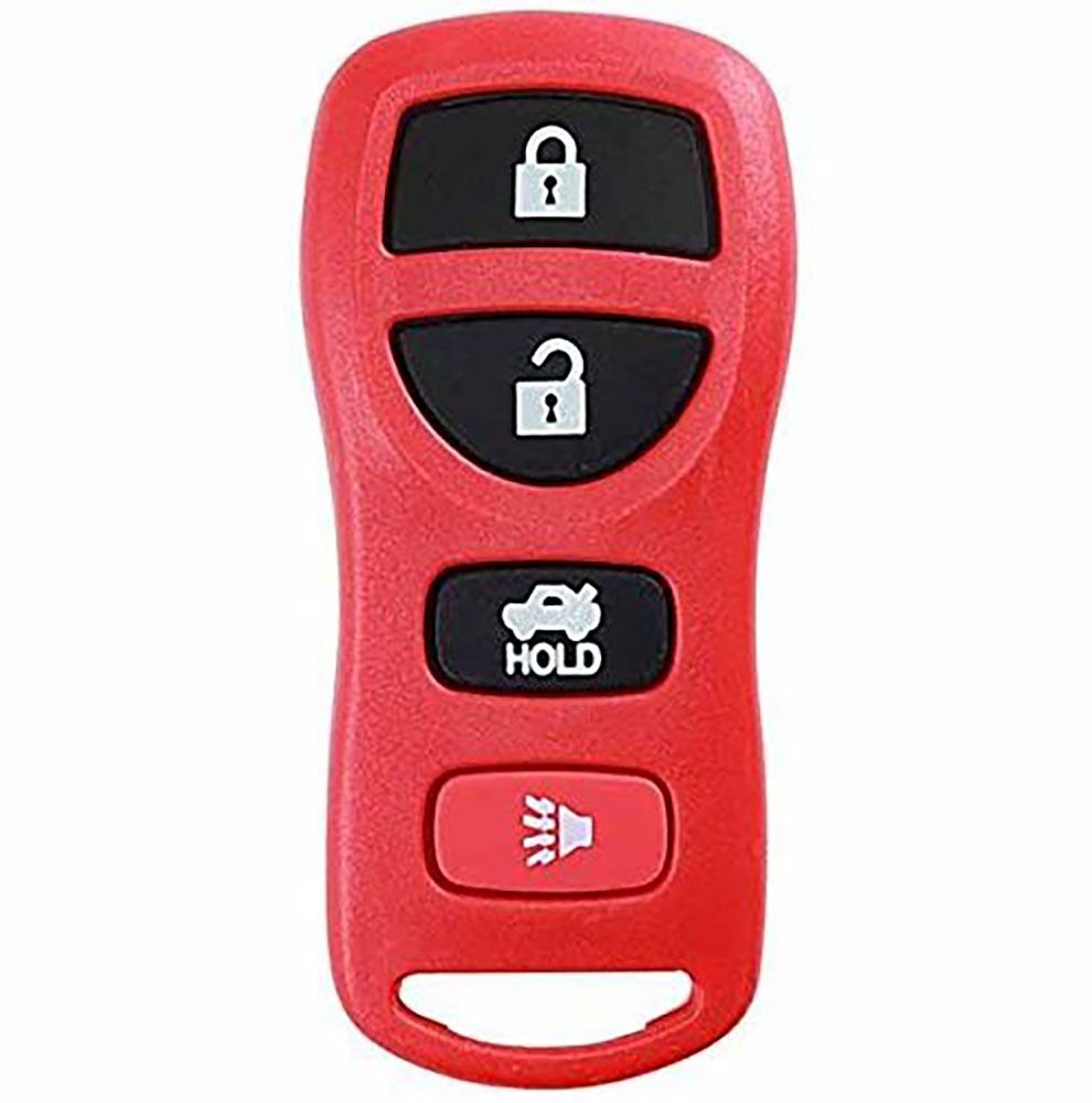 Nissan / Infiniti 4 Button Keyless Entry Remote Red - Aftermarket 28268 ...
