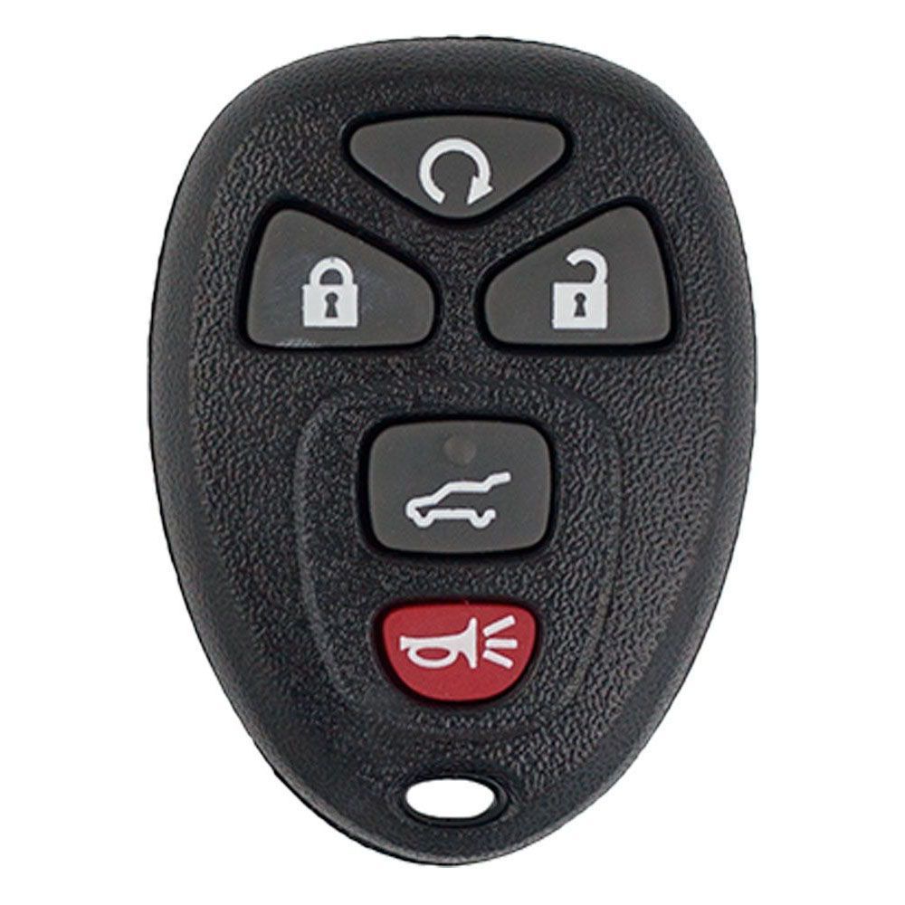 General Motors 5 Button Keyless Entry Remote - Aftermarket 22936101 ...