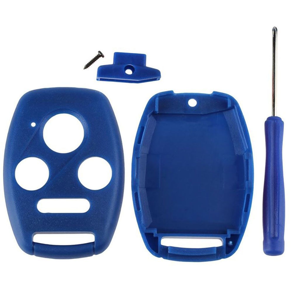 Honda Remote Shell Kit - 4 buttons Blue – CarandTruckRemotes
