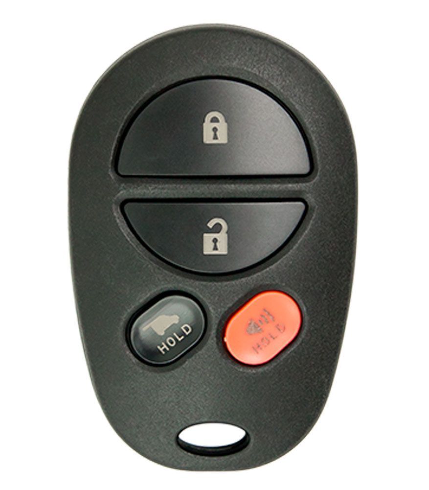 Toyota Sequoia 4 Button Keyless Entry Remote - Aftermarket 89742-0C040 ...